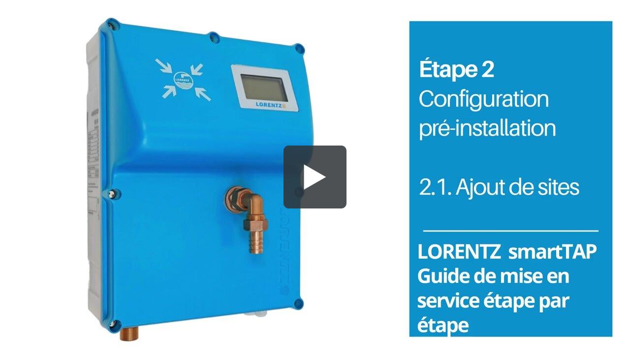 Guide étape par étape pour la mise en service de smartTAP - liens de téléchargement dans la ...