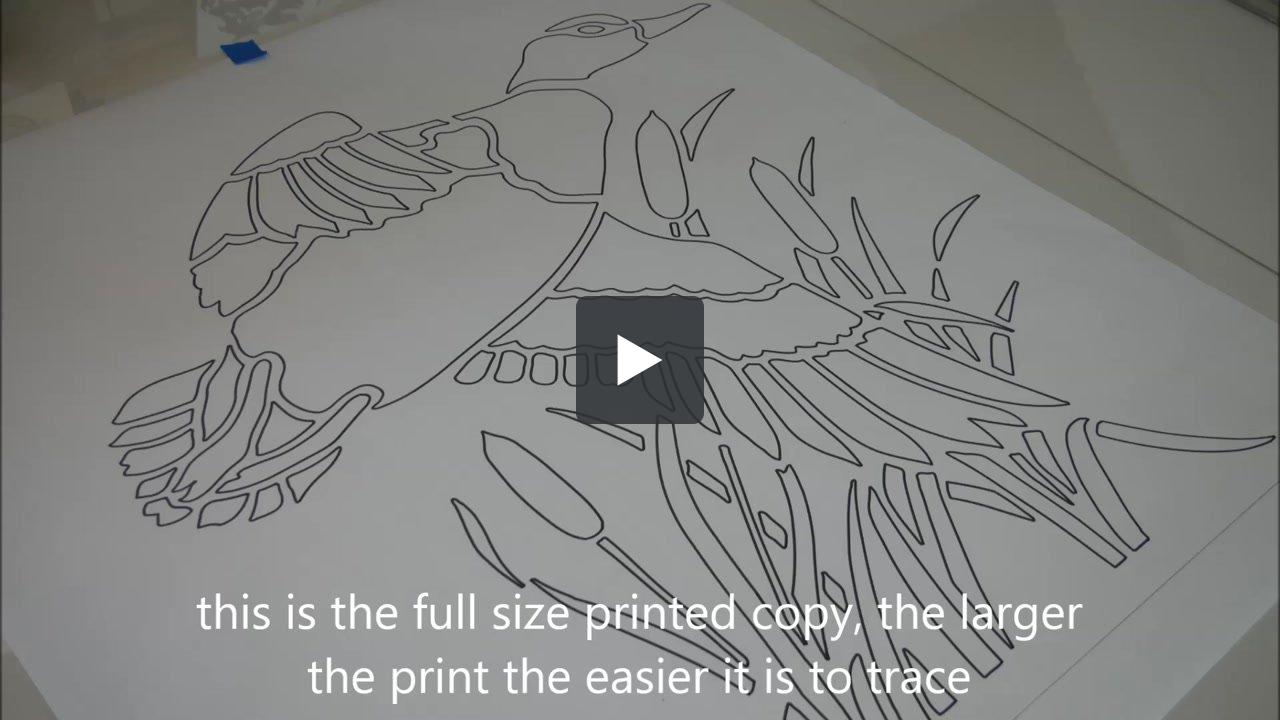 digitizing a picture from a stencil book | The Logic Group Video Library