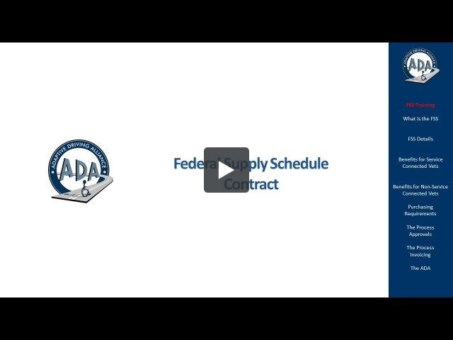 FSS 102 What is an FSS and How Does it Work | ADAPTIVE DRIVING ALLIANCE