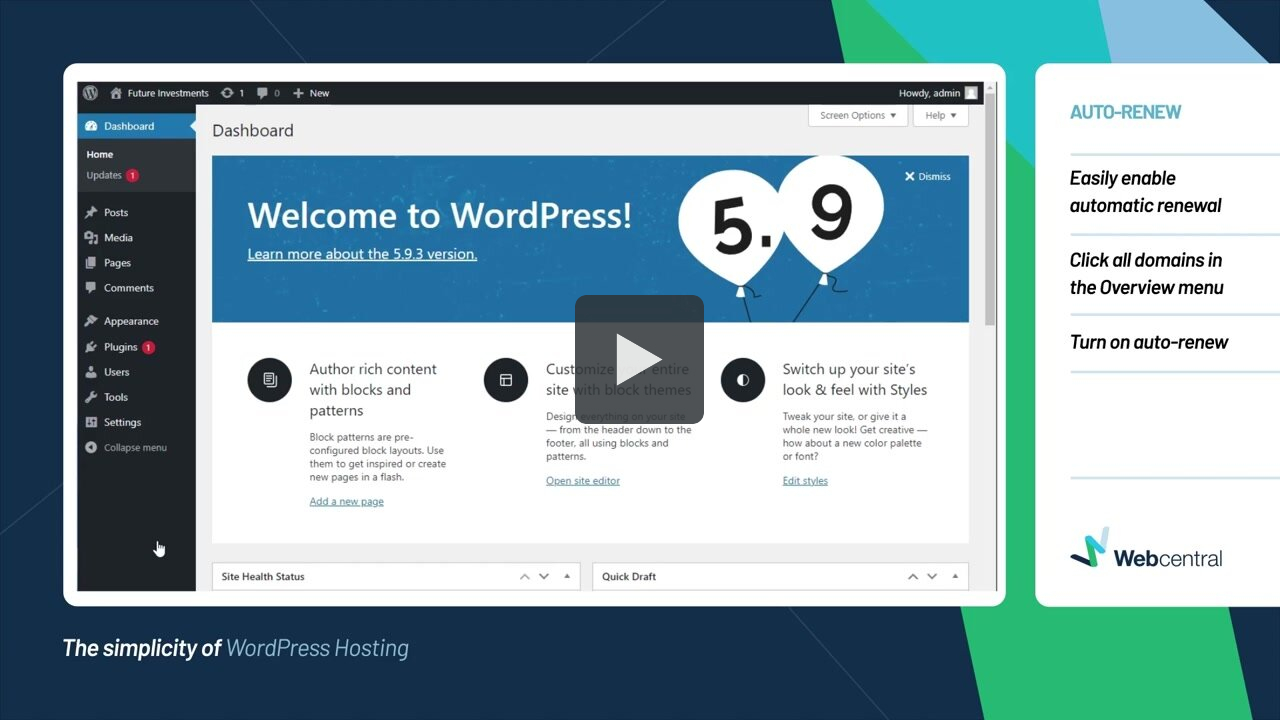 Getting started with the WordPress Toolkit | Webcentral Getting started with the WordPress Toolkit | Webcentral