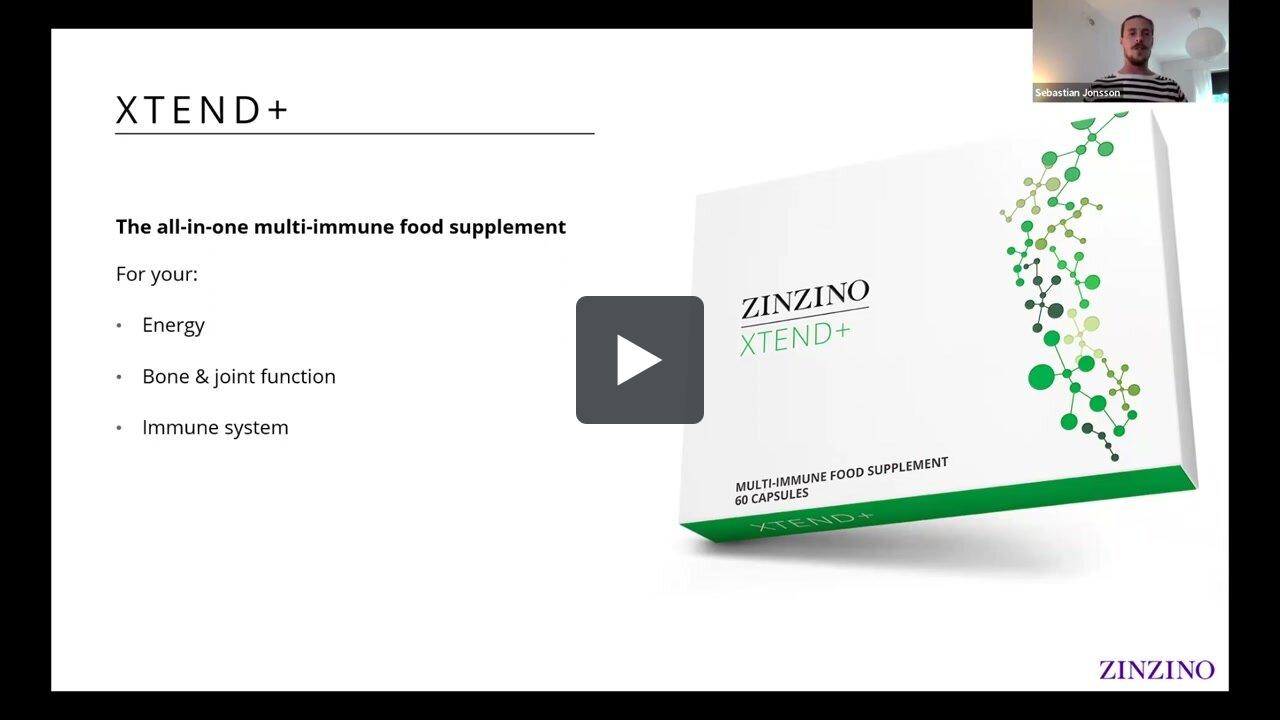 Xtend+ presentation | Zinzino TV