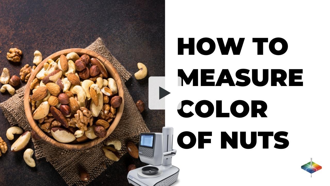 How to measure the color of Nuts | HunterLab