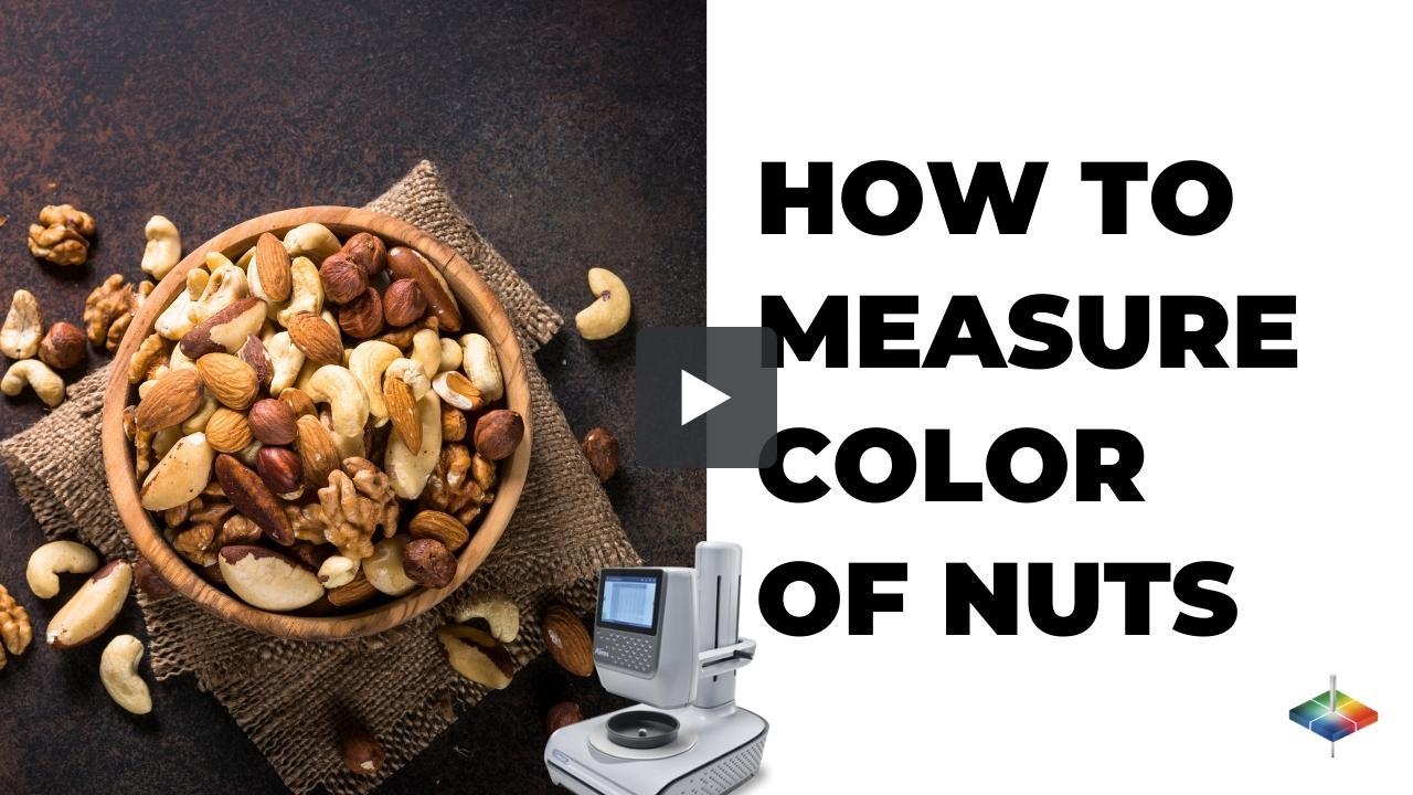 How to measure the color of Nuts | HunterLab