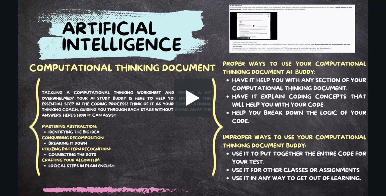 Computational Thinking Document AI Buddy | Mountainheightsacademy