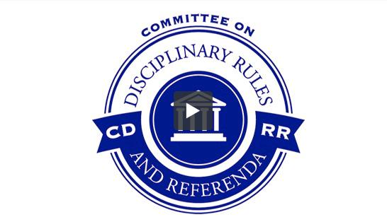 CDRR Meeting - January 8, 2025 | State Bar of Texas