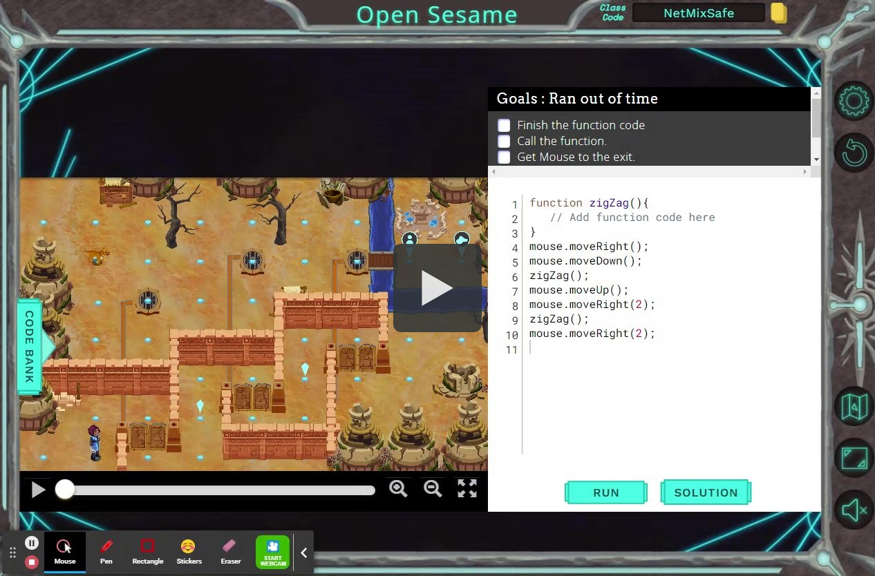 Open Sesame Practice Level.mp4 | Mountainheightsacademy