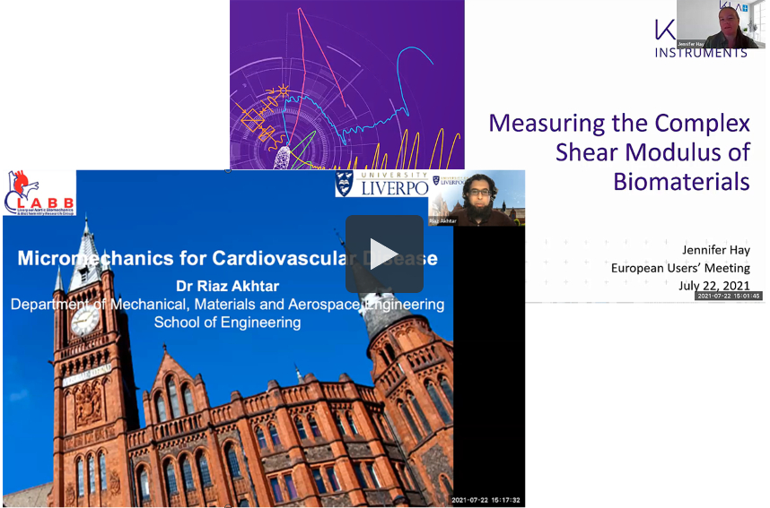 Measuring the Complex Shear Modulus of Biomaterials AND Micromechanics ...