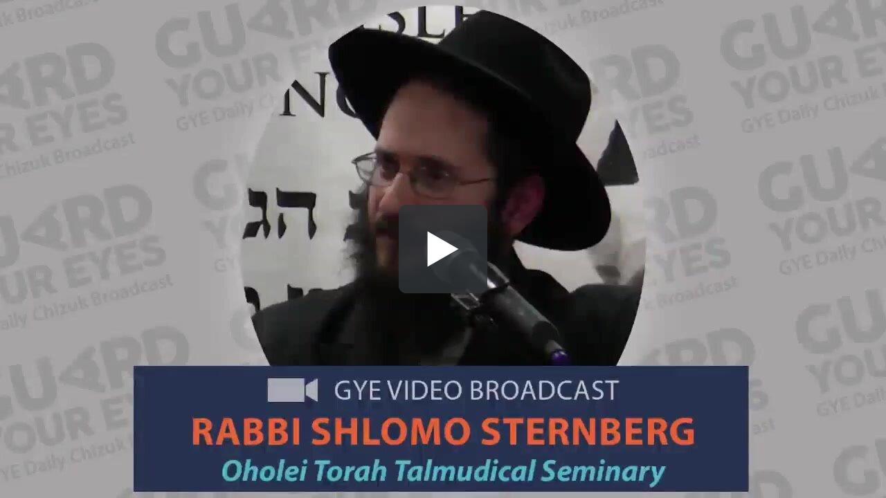 232 - Rabbi Shlomo Sternberg - Peligro en nuestros hogares ...