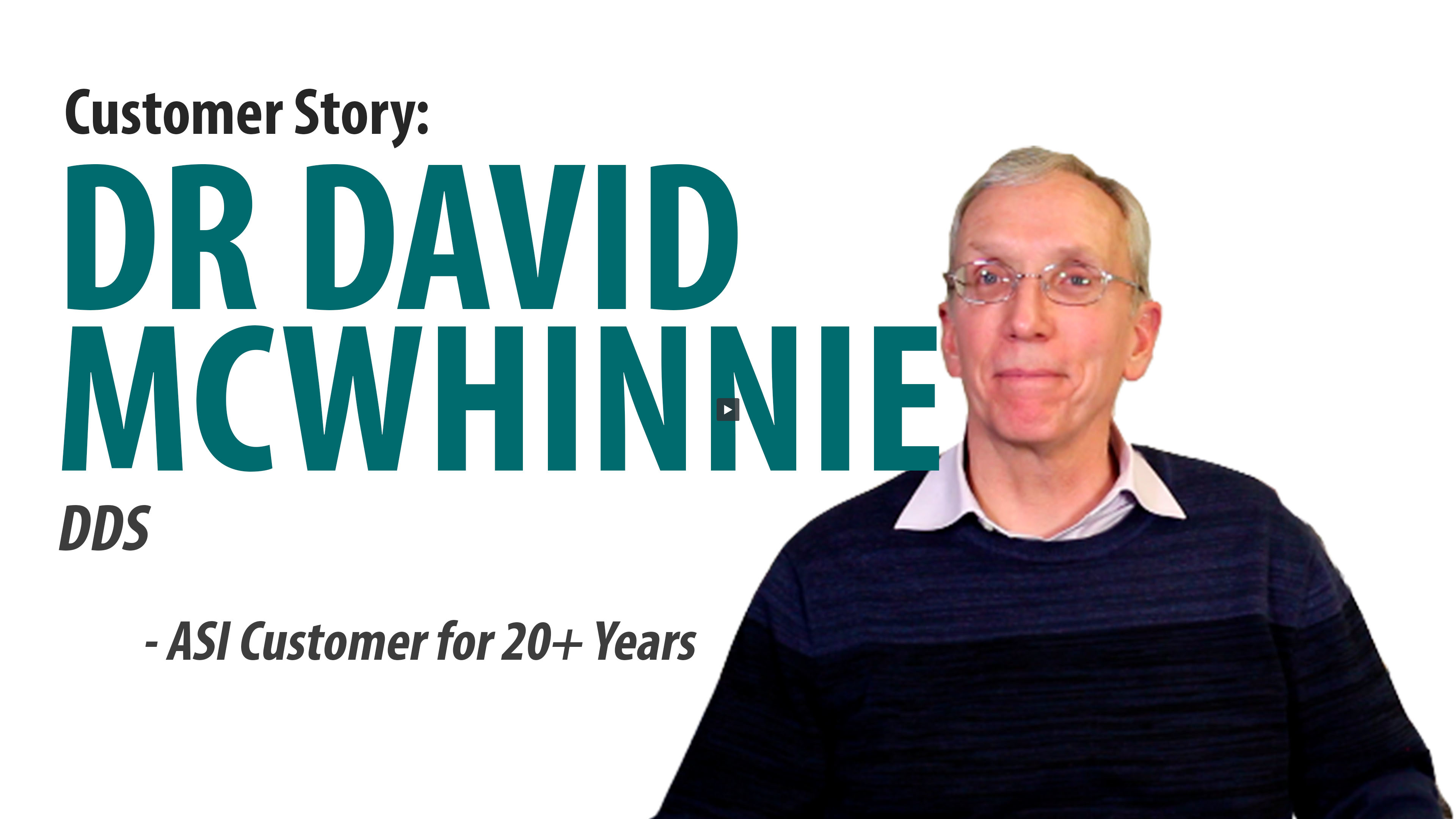 20 Years with ASI: Dr. Dave McWhinnie [66-2001] | Video Library