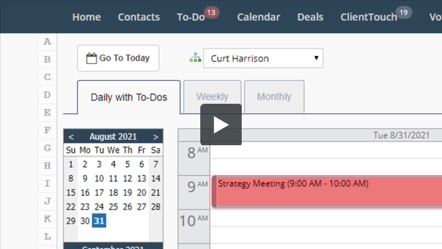Calendar Overview - AllClients Knowledge Base