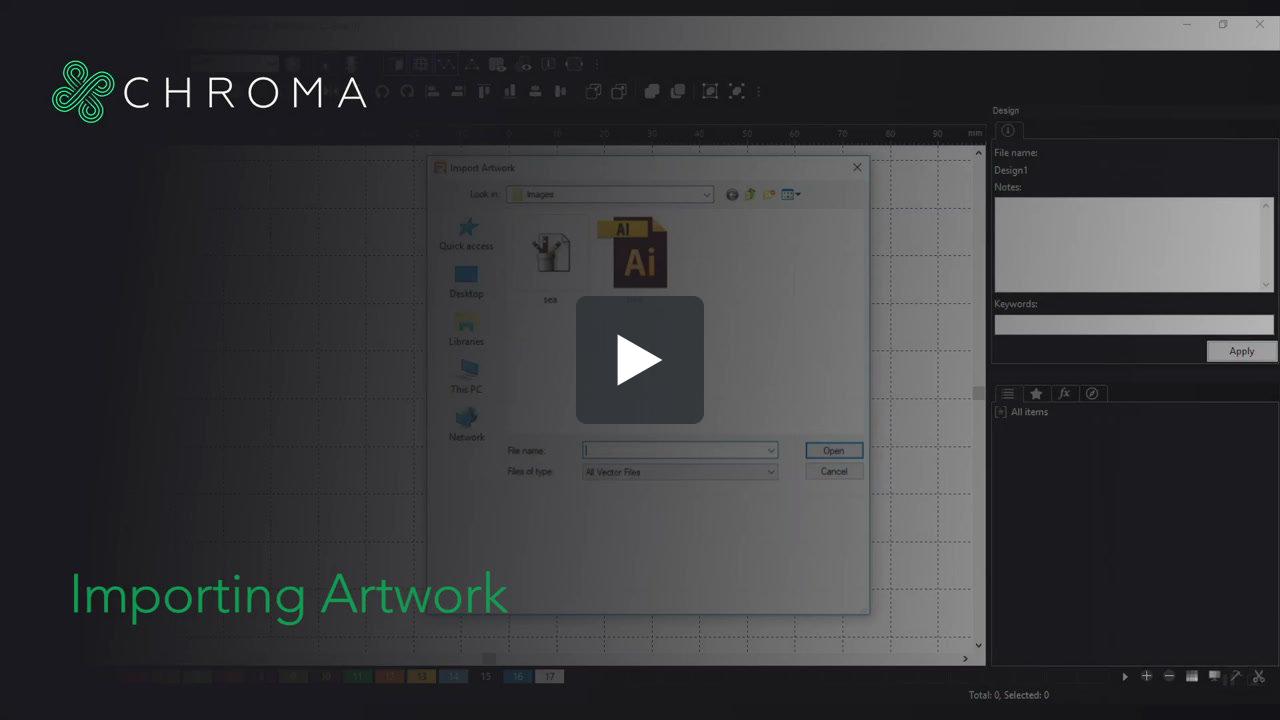 Chroma: Importing Artwork | Ricoma