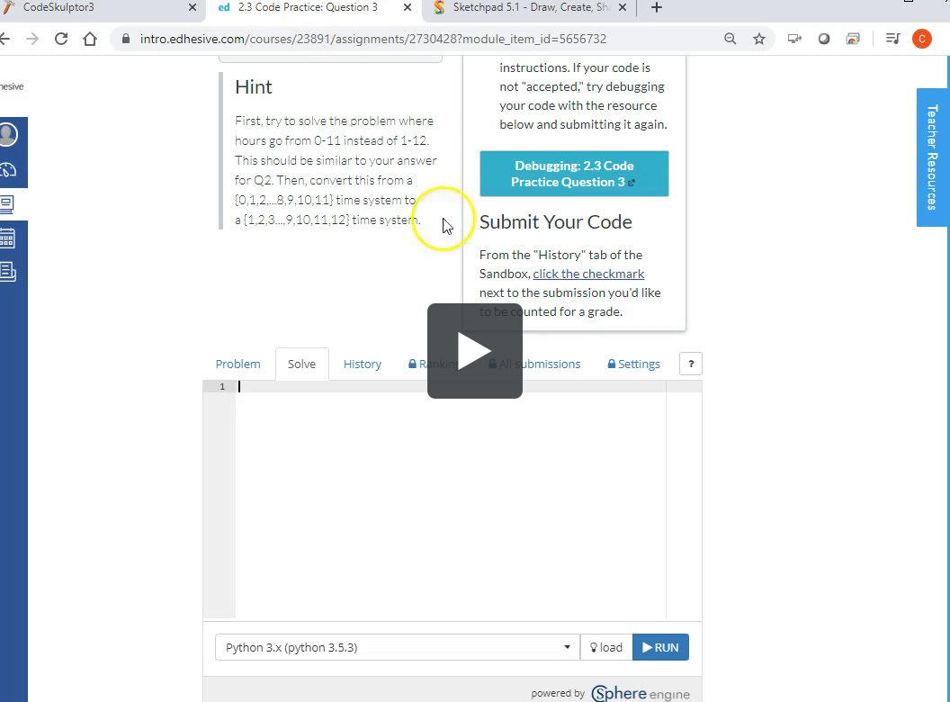 2.3 Code Practice Question 3.mp4 | Mountainheightsacademy