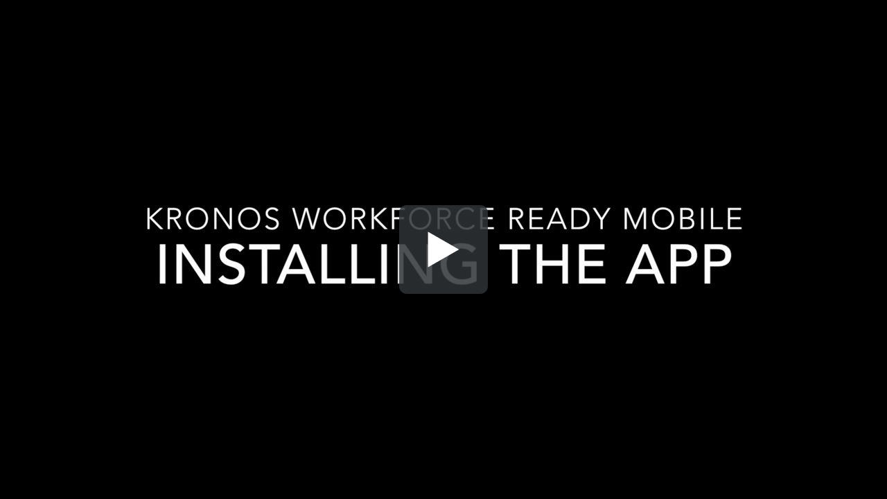 Kronos Workforce Ready Mobile | Ecidaho