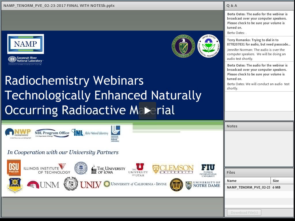 TENORM Part 1 | Foodshield