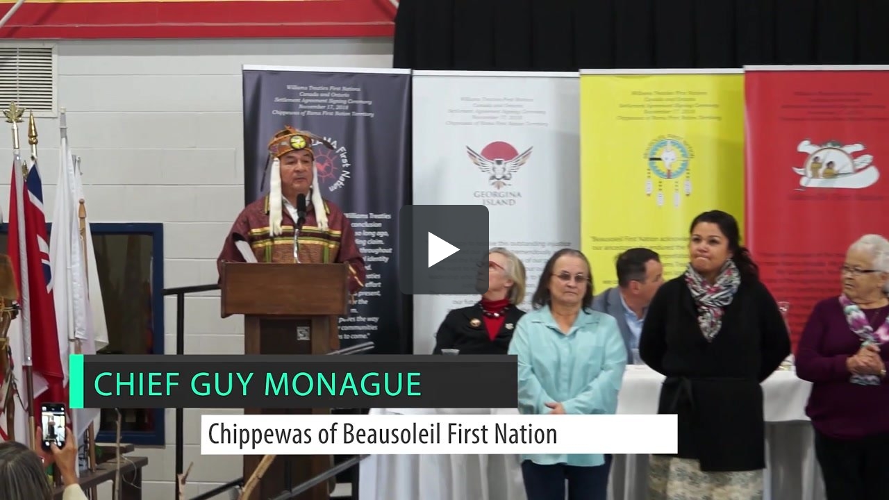11 - Chief Guy Monague, Chippewas of Beausoleil First Nation | VIDEOS