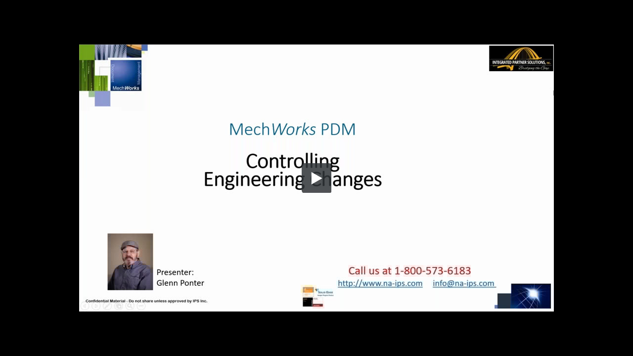 MechWorks PDM Engineering Change Process Tutorial - Workflows for ...