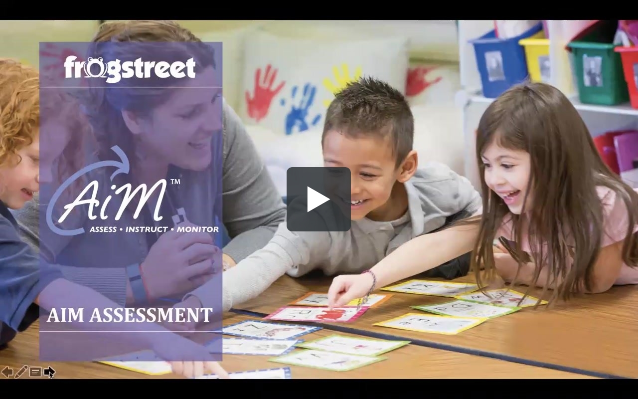 Frog Street AIM Assessment (CRT and Observational) | Frog Street