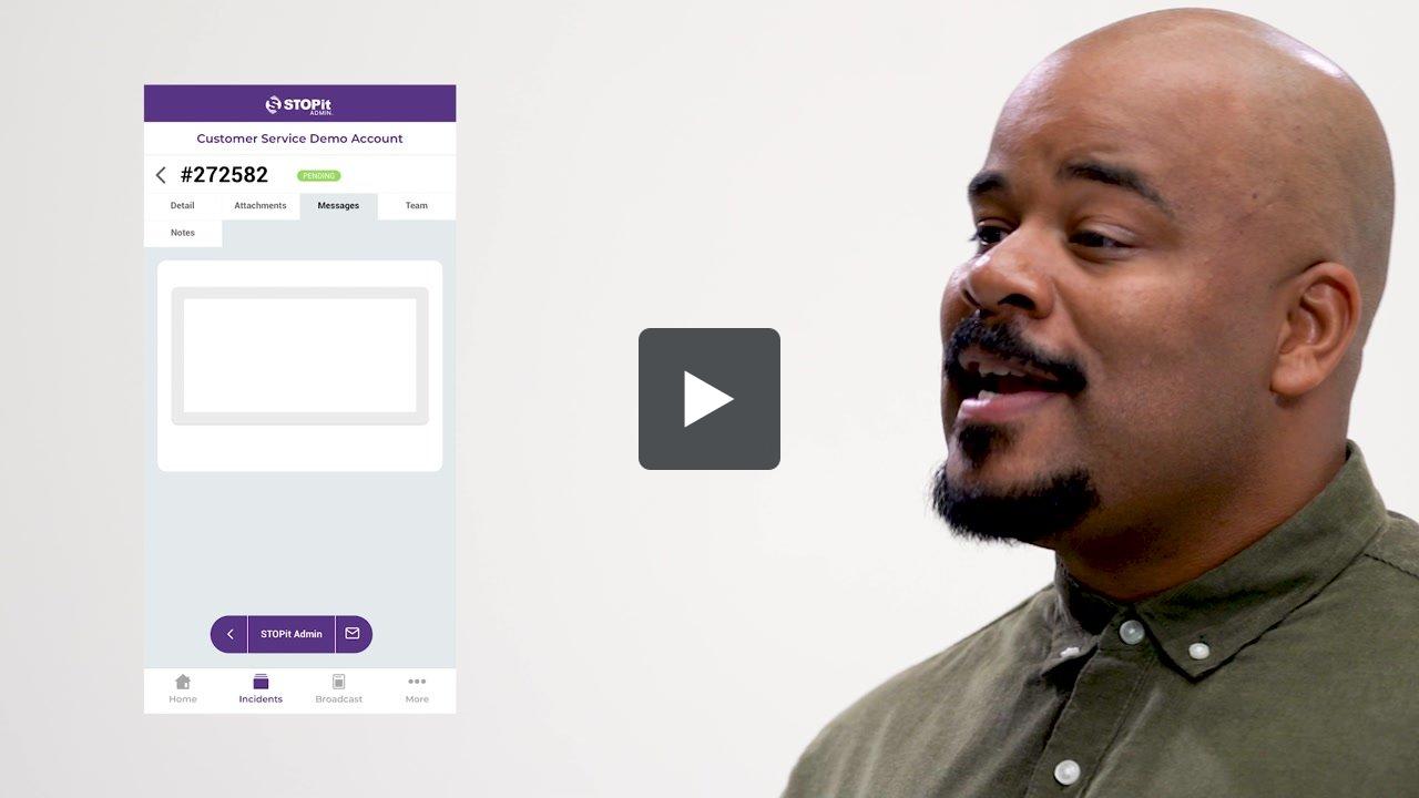 Reviewing and acting upon incidents | STOPit Solutions