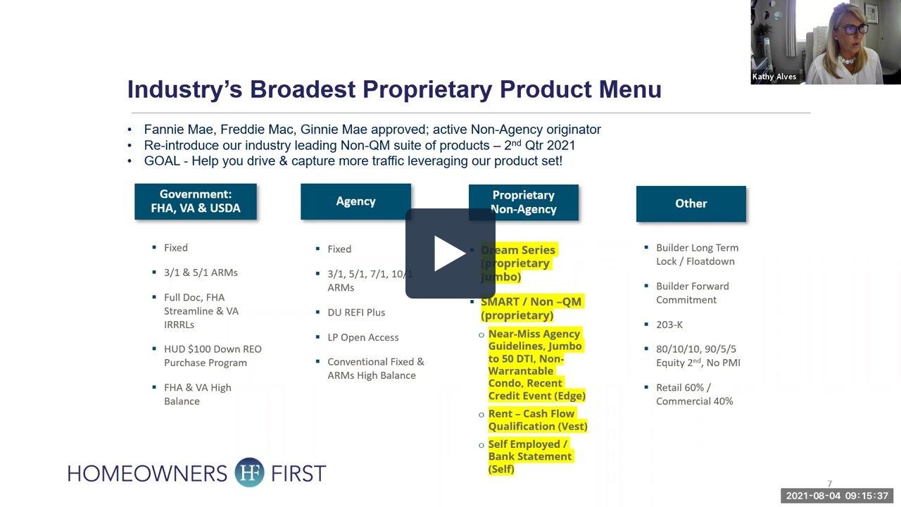 Homeowners First with Kathy Alves (08-04-2021) | First Team Real Estate