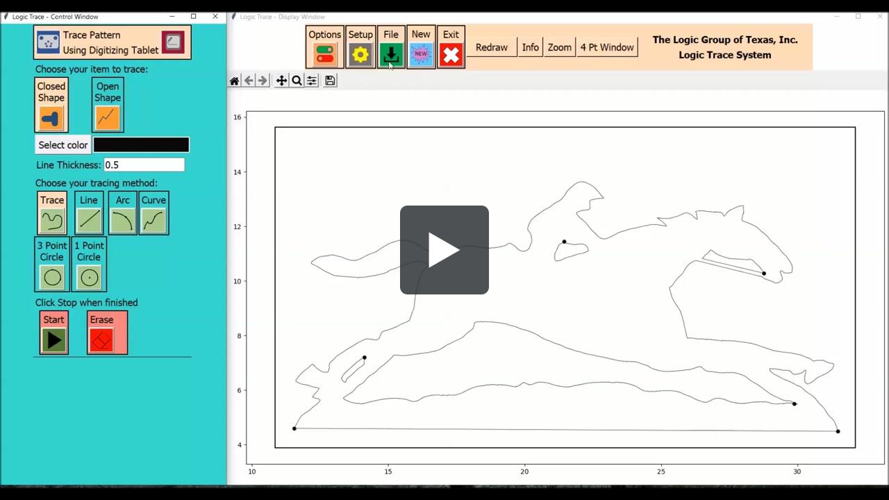 Tracing a metal part using Logic Trace 2022 | The Logic Group Video Library
