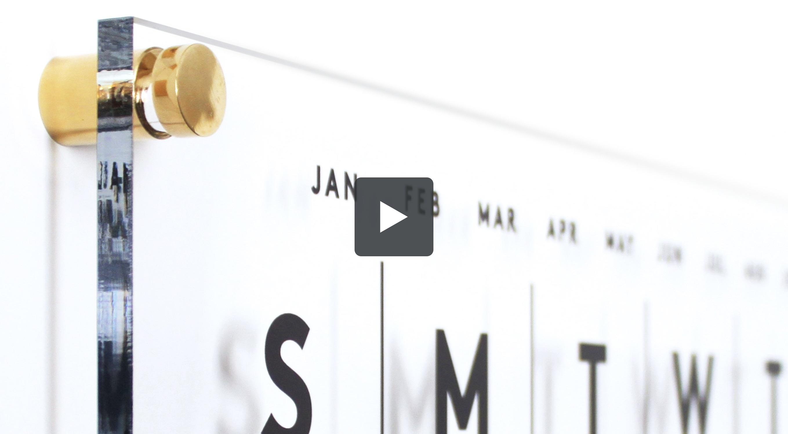 Clear Acrylic Install | Girl Friday