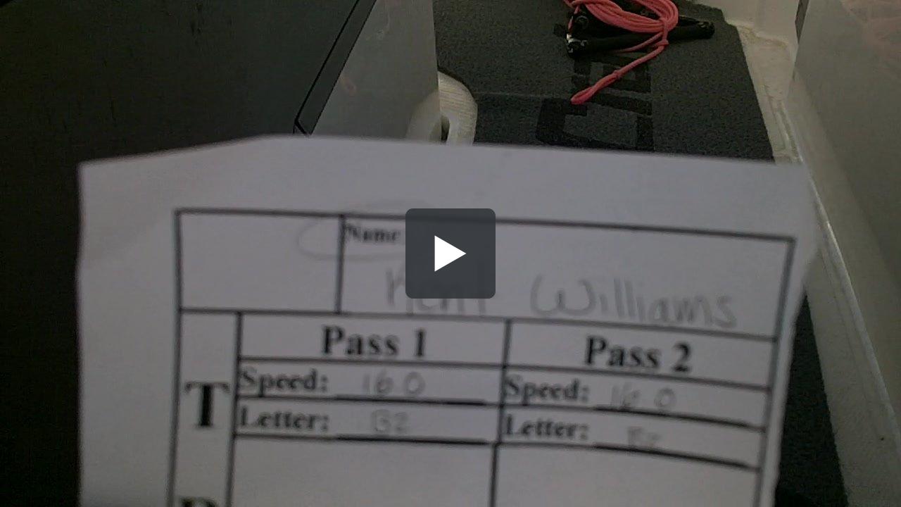 Michael Williams B2 Round 1 Pass 2 | Mawsa