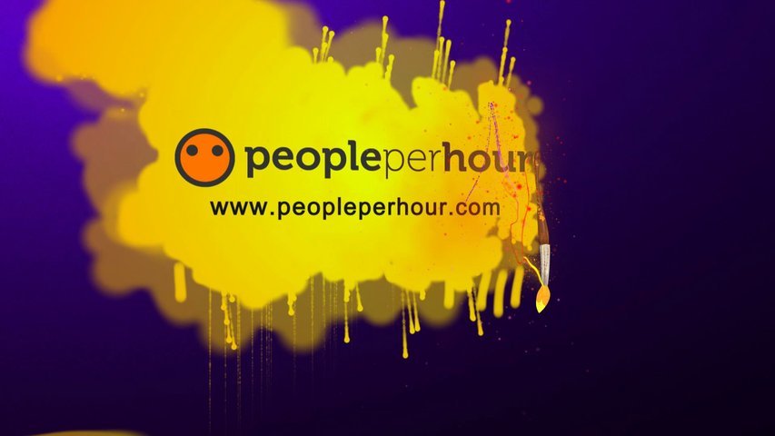 Create this paint brush logo reveal animation - PeoplePerHour