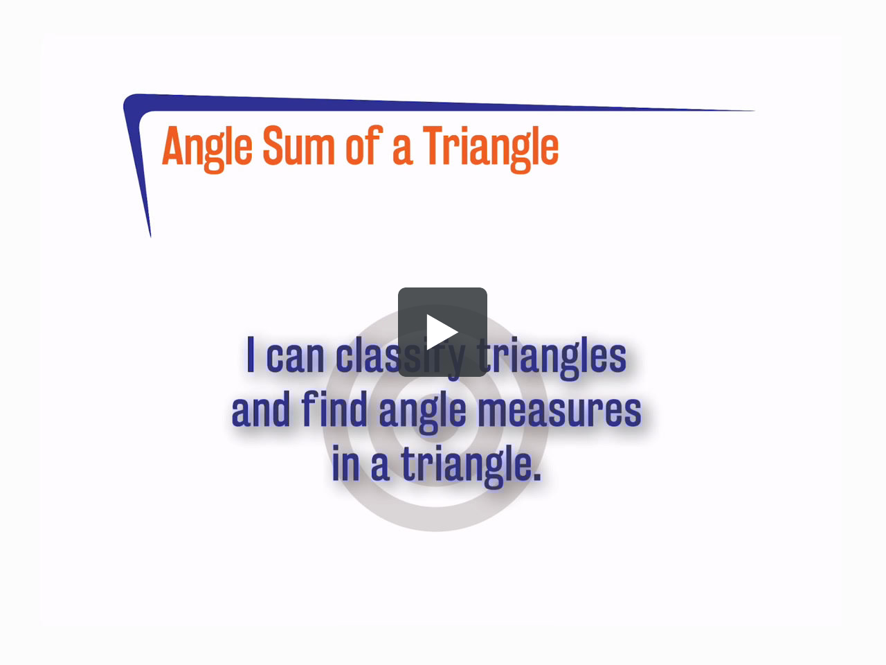 Angle Sum of a Triangle | edgems