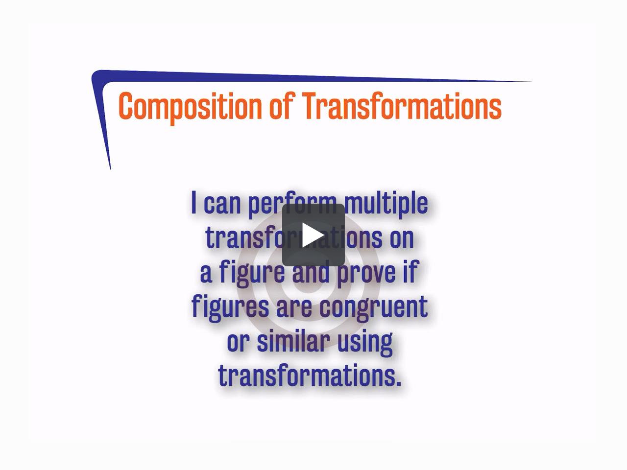 Composition of Transformations | edgems