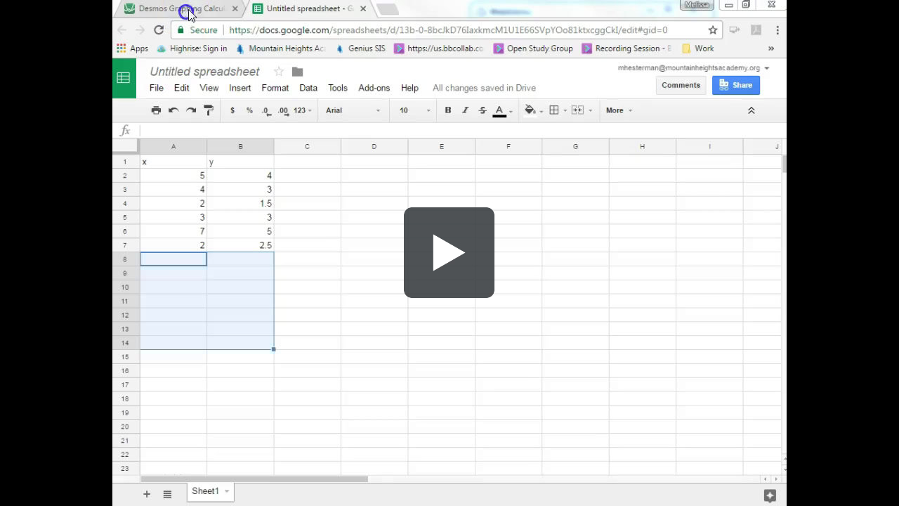 finding-correlation-coefficient-and-line-of-best-fit-using-desmos-google-spreadsheets-and-ti-84