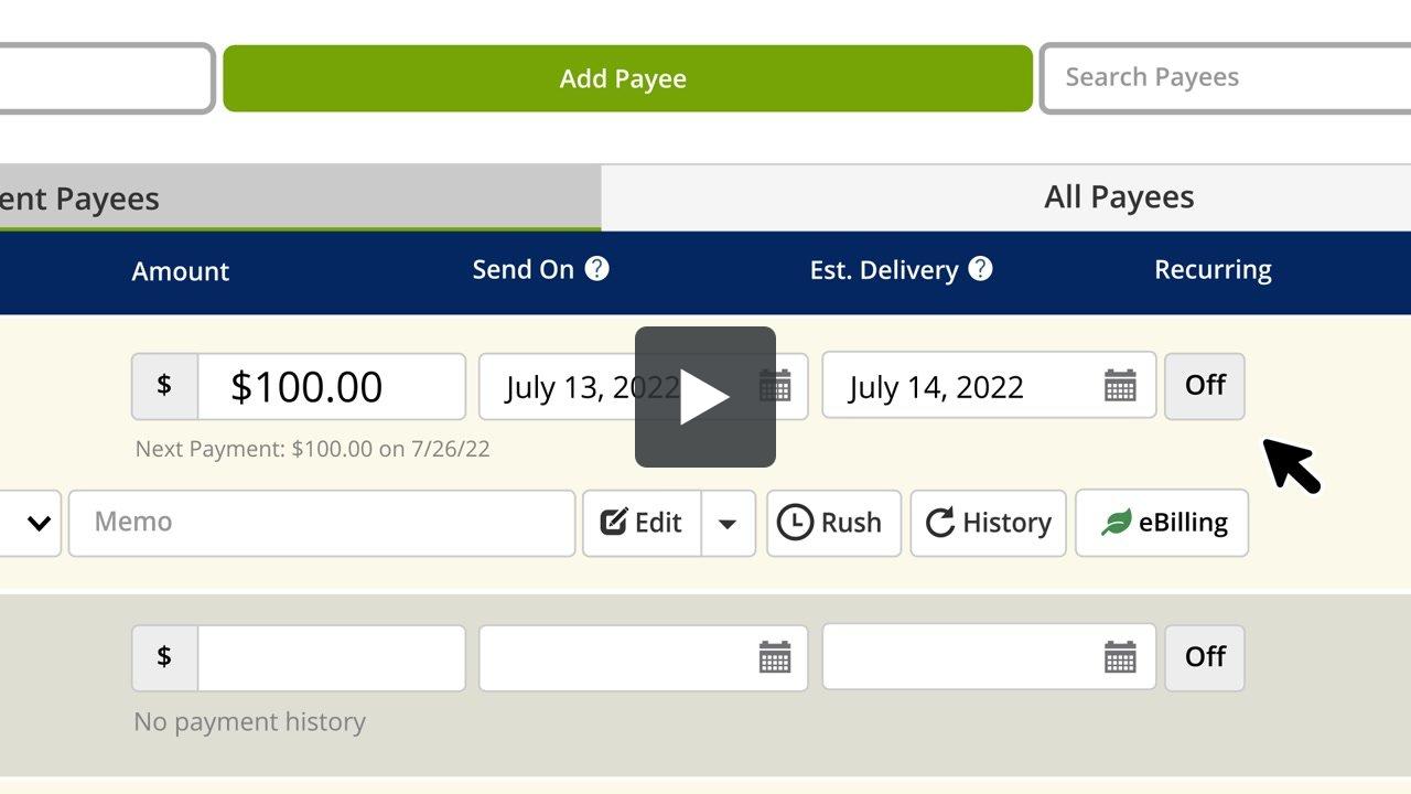 Creating Multiple Payments