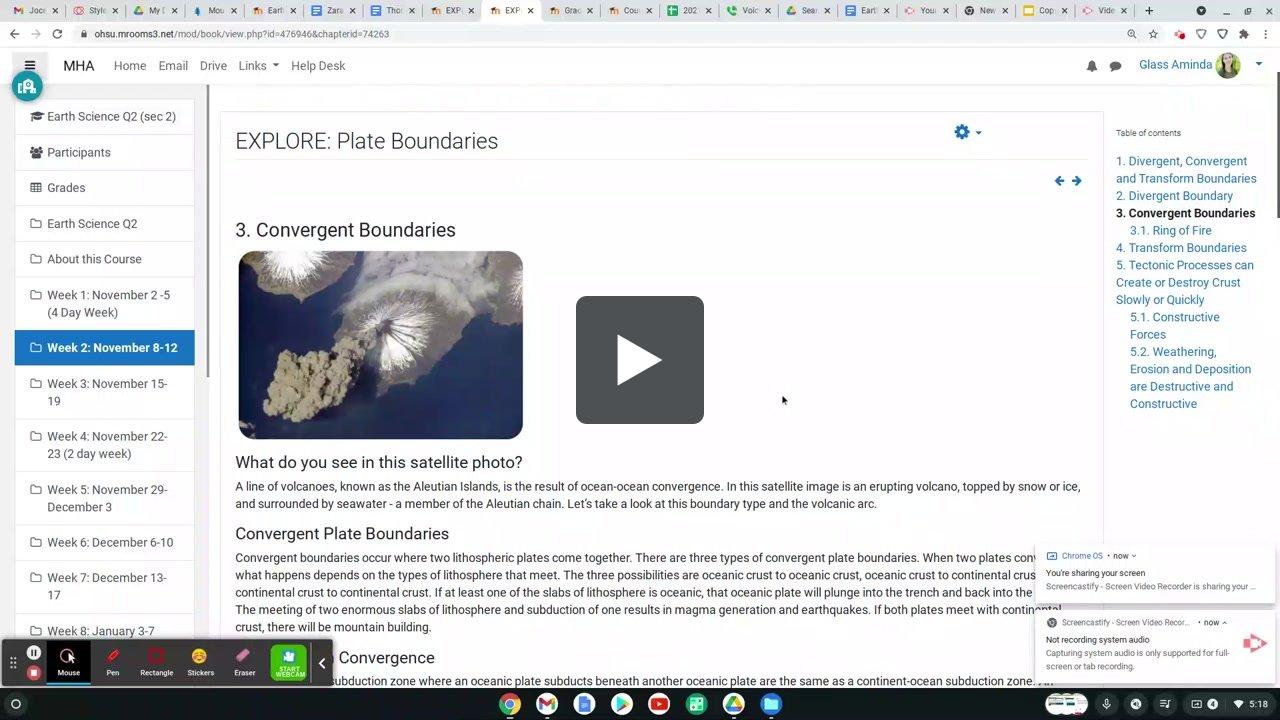 Earth Science Convergent Boundaries explained | Mountainheightsacademy