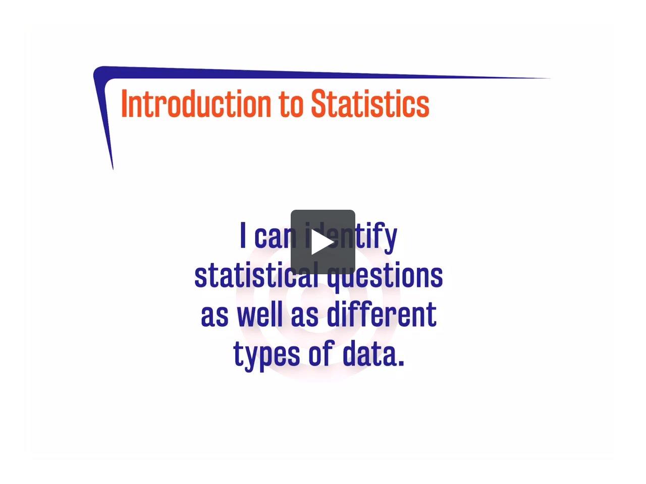 FL 1.10.1 Introduction to Statistics | edgems