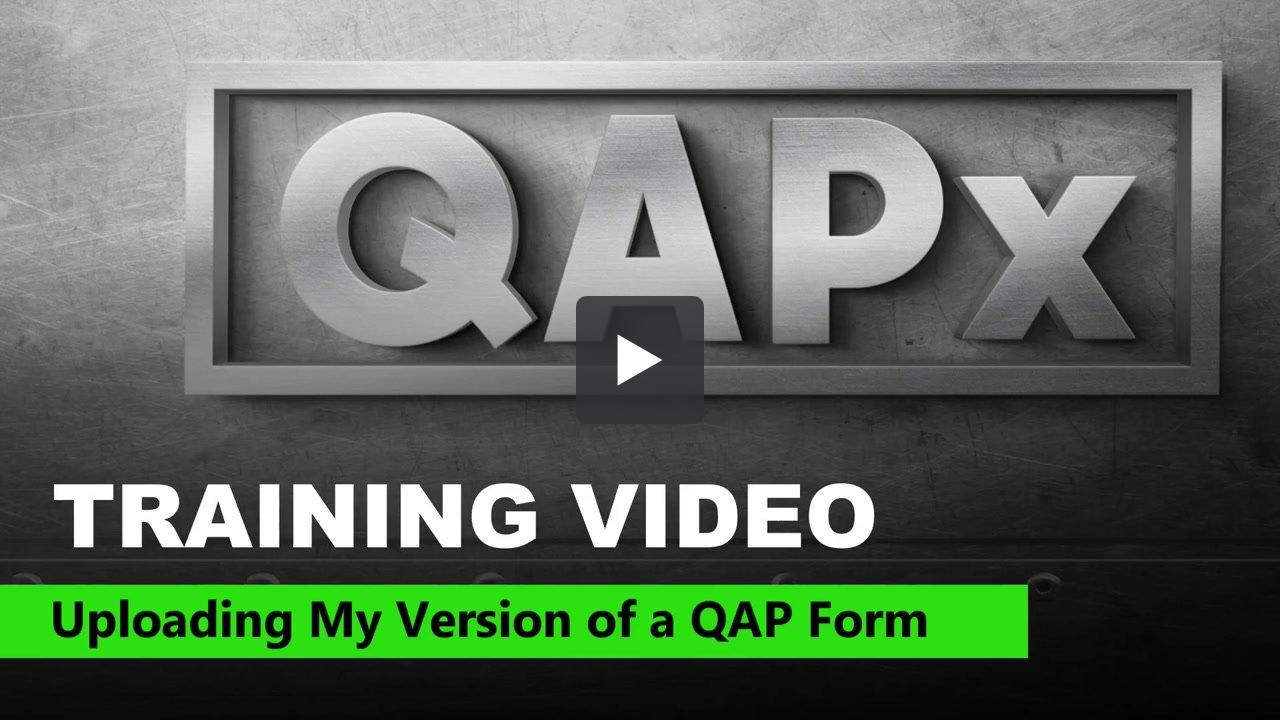 Uploading My Version of a QAP Form.mp4 | ADAPTIVE DRIVING ALLIANCE