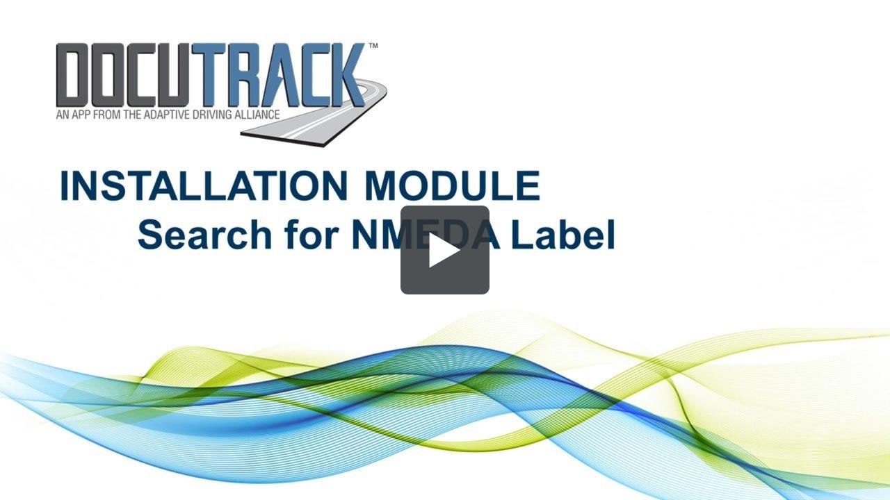 Search for NMEDA Label.mp4 | ADAPTIVE DRIVING ALLIANCE