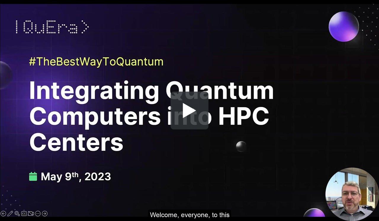 Integrating Quantum Computers into the HPC Center | QuEra Computing Inc.