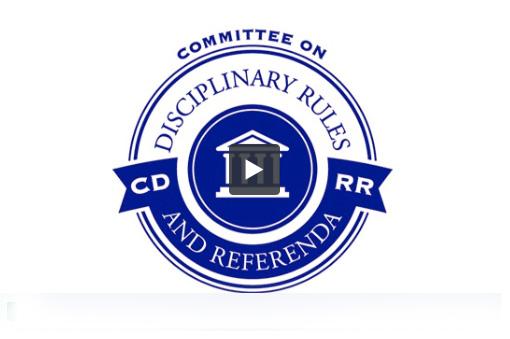 CDRR Meeting - December 3, 2025 | State Bar of Texas