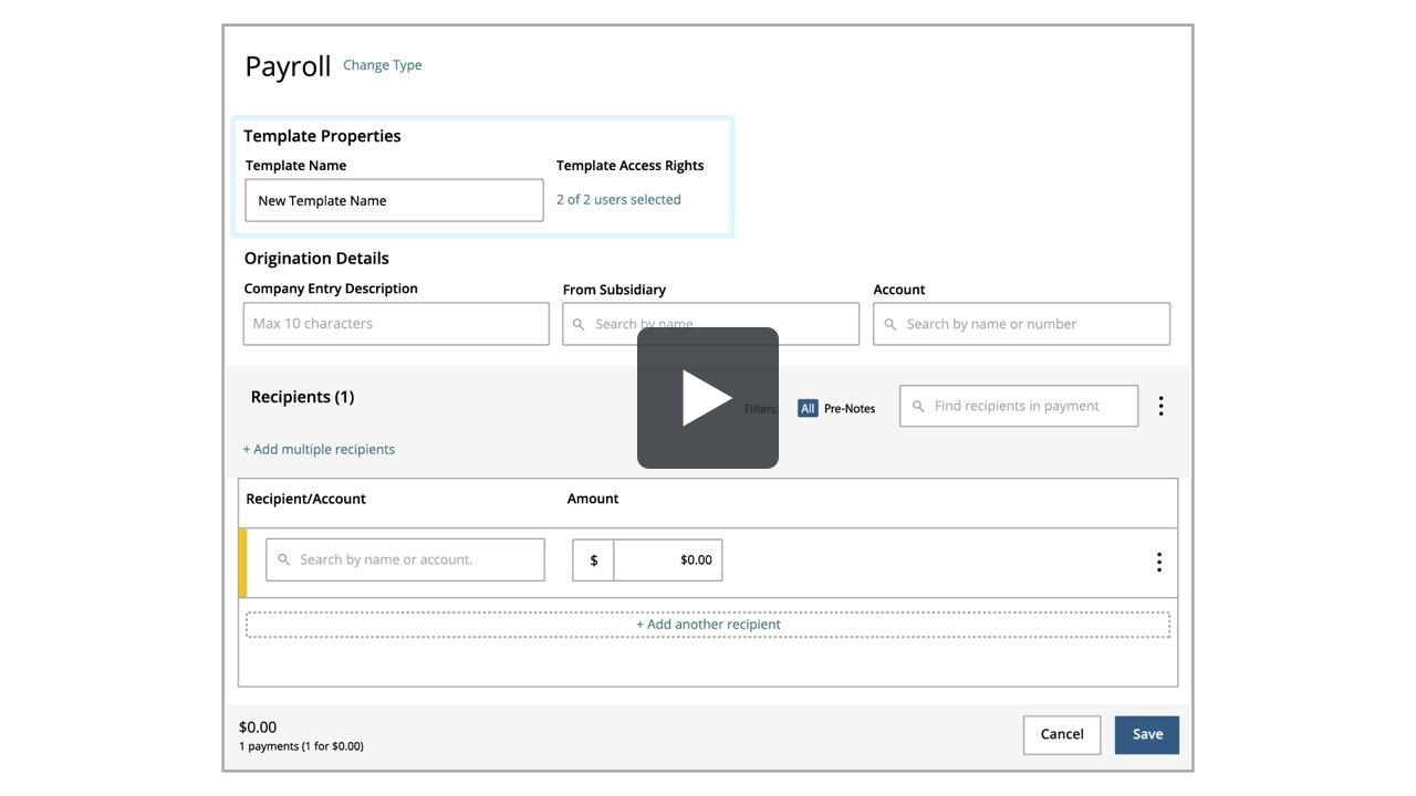 Creating Payroll Payments