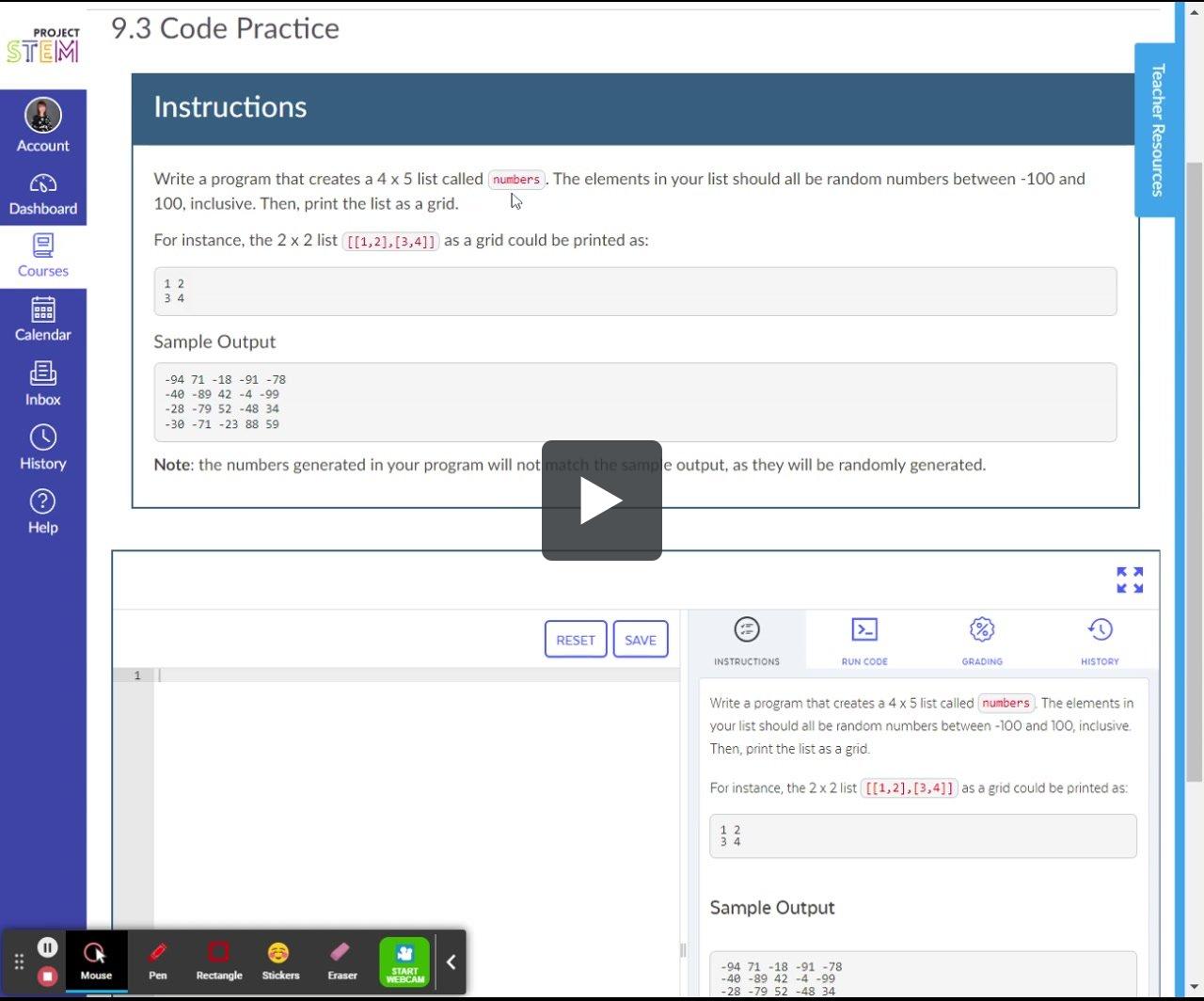 9.3 Code Practice | Mountainheightsacademy