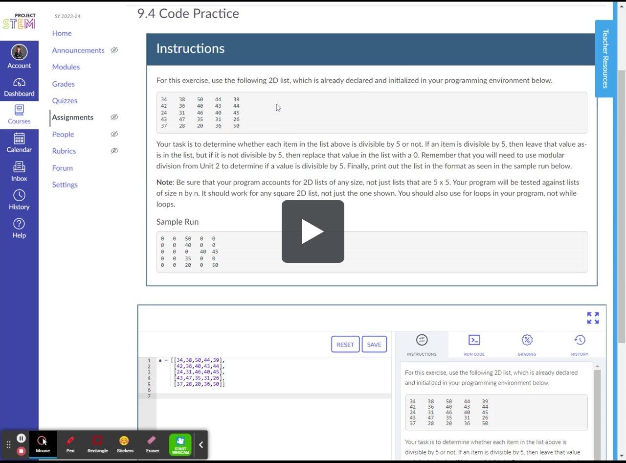 9.4 Code Practice | Mountainheightsacademy