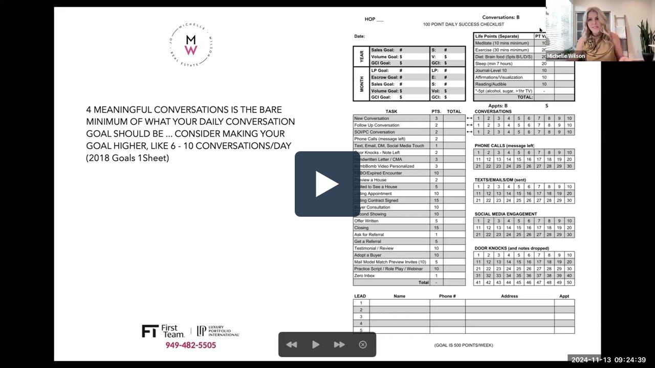 Discover the Blueprint of Top Agents Part 2 w/Michelle Wilson & Shaun ...