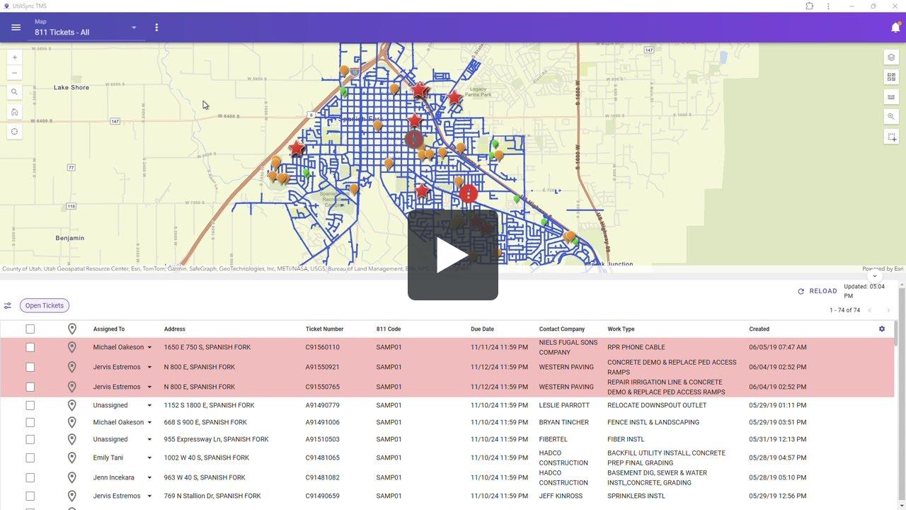 Map Tools | Utilisync