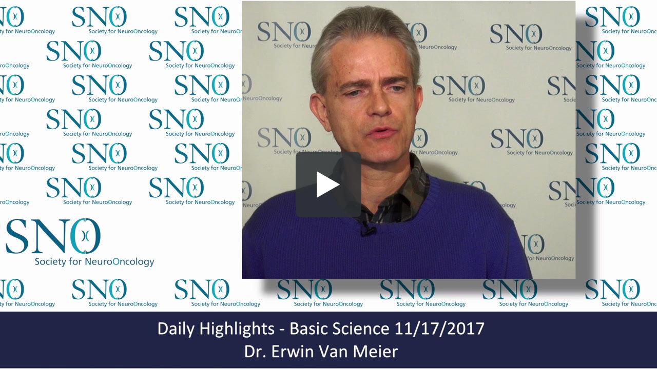 SNO Meeting Friday Highlights (Basic Science) Erwin Van Meier 11.17.17 ...