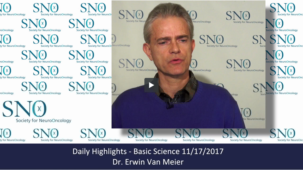 SNO Meeting Friday Highlights (Basic Science) Erwin Van Meier 11.17.17 ...