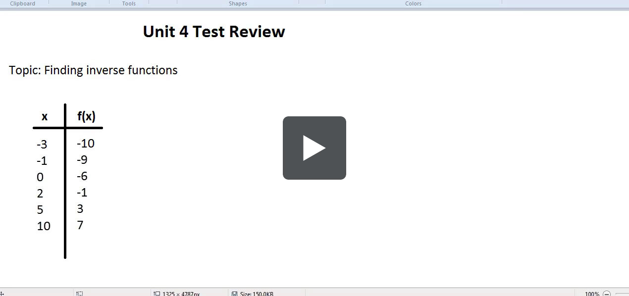 Sec Math II Unit 4 Test Review.mp4 | Mountainheightsacademy
