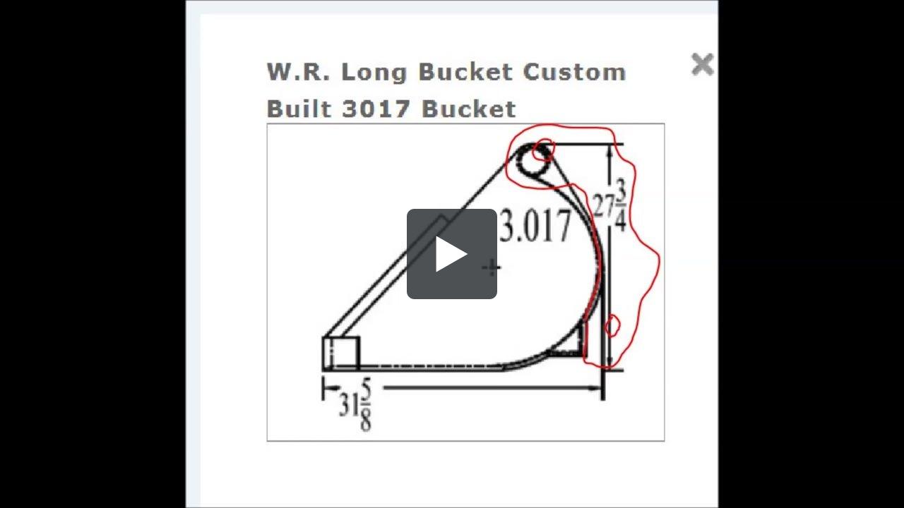tracing a backhoe bucket part (machine part) | The Logic Group Video ...