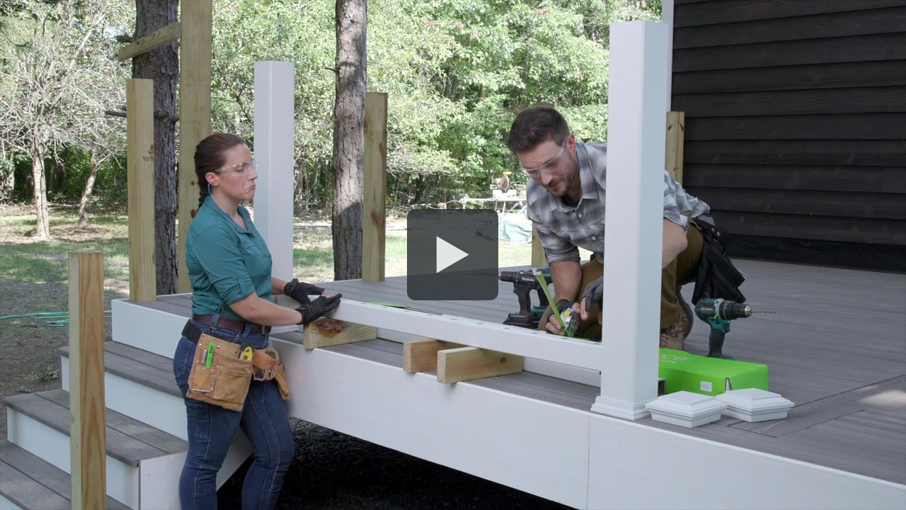 How to Install Trex Enhance® Railing for a Deck | Golden State