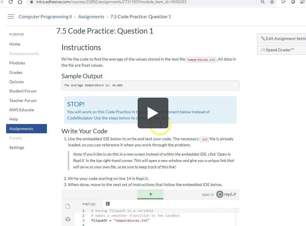 7.5 Code Practice Question 1.mp4 | Mountainheightsacademy