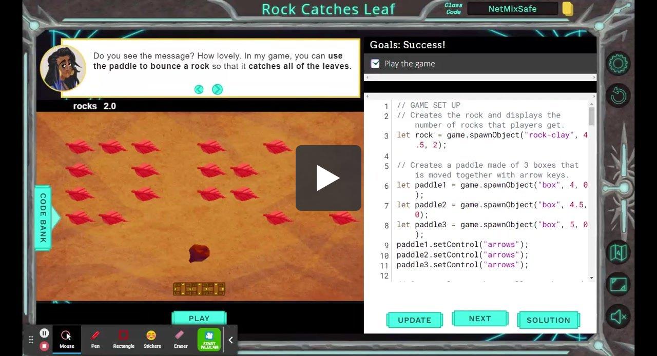 Rock Catches Leaf Example Game Explanation Video.mp4 ...