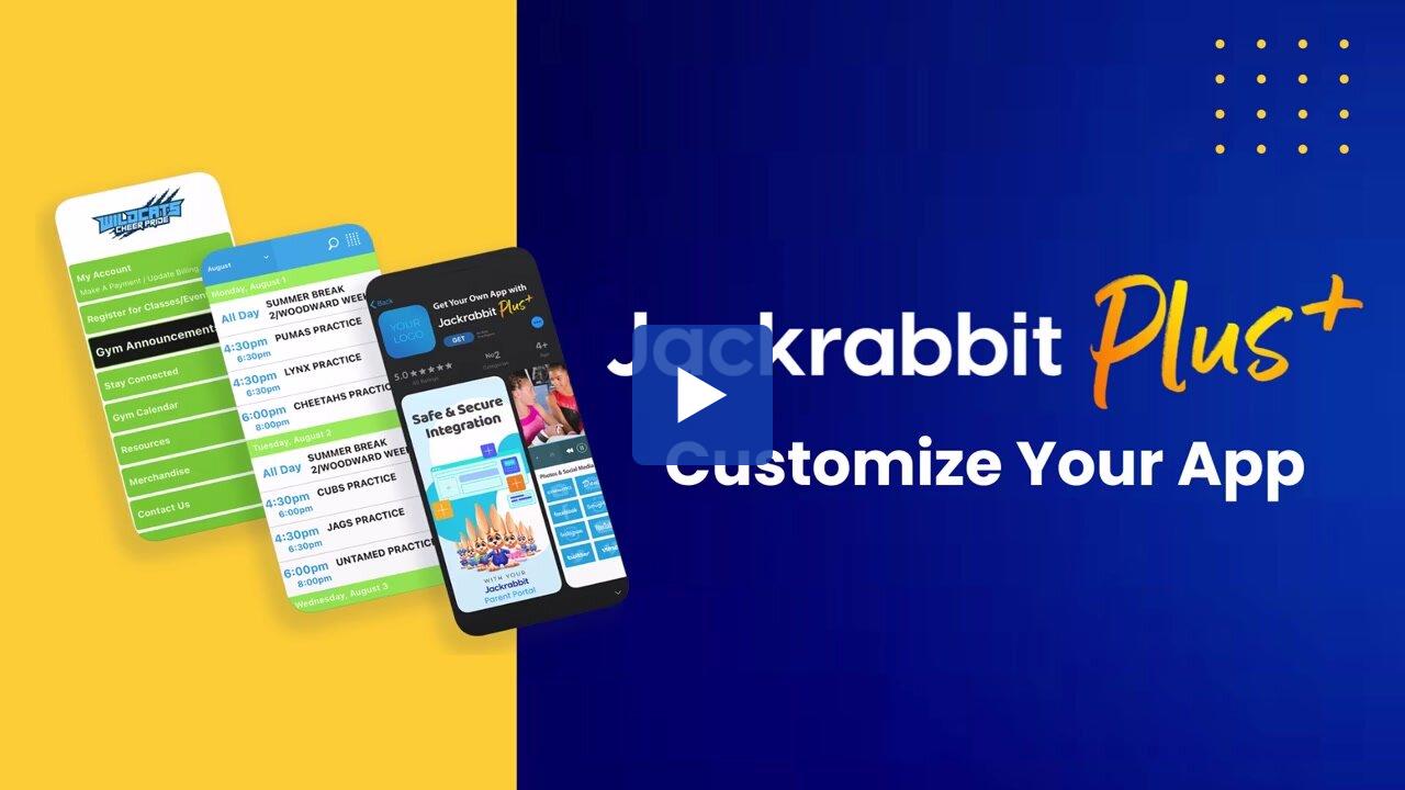 Jackrabbit Plus - Customize Your App | Jackrabbit Technologies